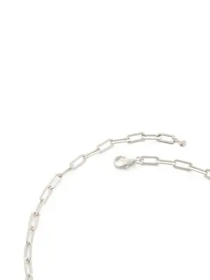Monica Vinader Recycled Sterling Paperclip Chain Necklace - Silver