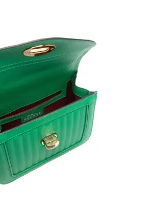 DELAGE Mini Ginette Shoulder Bag - Green