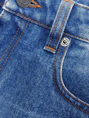 Ami Frayed Denim Shorts