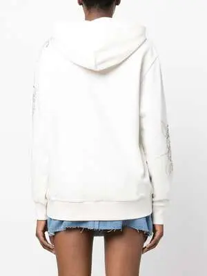P.a.r.o.s.h Crystal-flower-detail Hooded Jacket