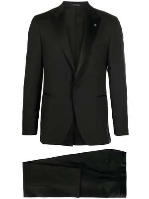 Tagliatore Single-breasted Dinner Suit - Black