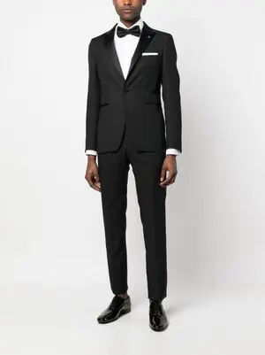 Tagliatore Single-breasted Dinner Suit - Black