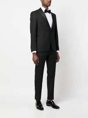 Tagliatore Single-breasted Dinner Suit - Black