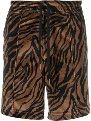 TOM FORD Zebra-print Cotton Shorts
