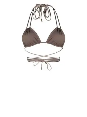 Saint Laurent Wrap-around Bikini Top