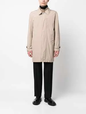 FAY Layered Trenchcoat - Brown
