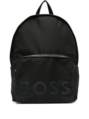 BOSS Embossed Logo Backpack