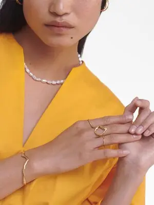 Monica Vinader Lagoon Vermeil Ring