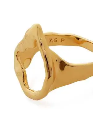 Monica Vinader Lagoon Vermeil Ring