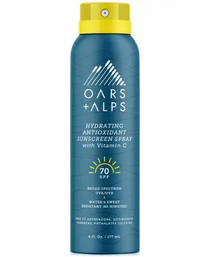 OARS + ALPS Hydrating Antioxidant Sunscreen Spray Spf 70 - No Color