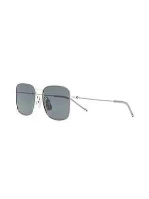 Thom Browne Square Pilot-frame Sunglasses - Grey