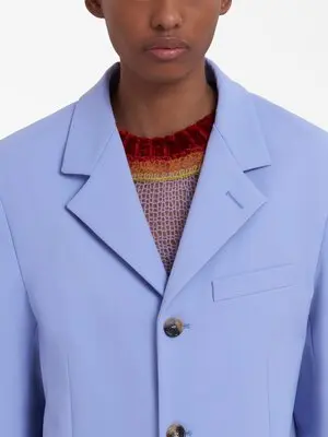 Marni Gima Single-breasted Blazer - Blue