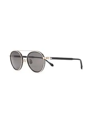 Matsuda Double-bridge Round-frame Sunglasses