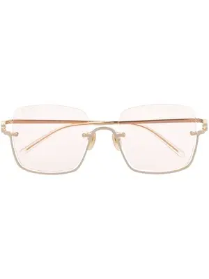 Gucci Oversized Square-frame Sunglasses - Gold