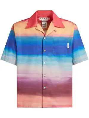 Marni Painterly-print Cotton Shirt