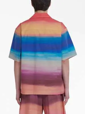 Marni Painterly-print Cotton Shirt