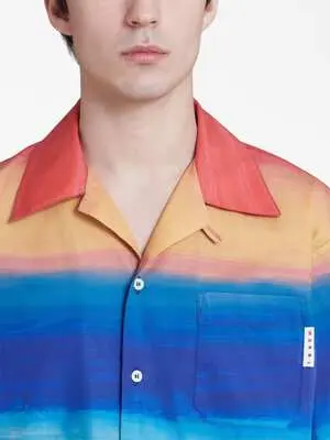 Marni Painterly-print Cotton Shirt