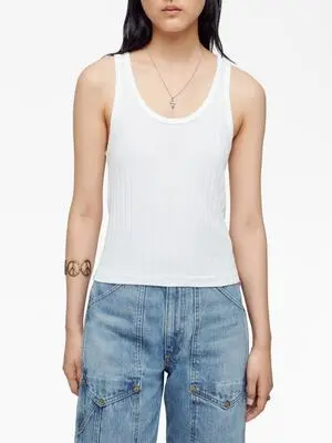 RE/DONE Ribbed-knit Tank Top