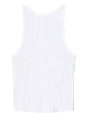 RE/DONE Ribbed-knit Tank Top