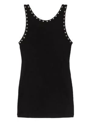 RE/DONE Eyelet Detail Tank Dress