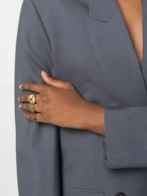 LEMAIRE Charm Detail Ring Set - Gold