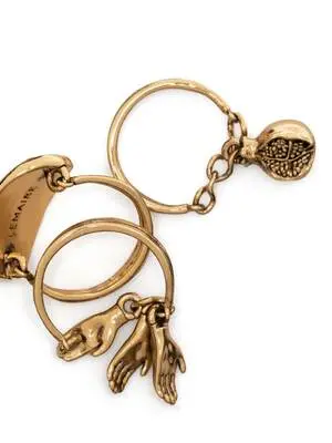LEMAIRE Charm Detail Ring Set - Gold