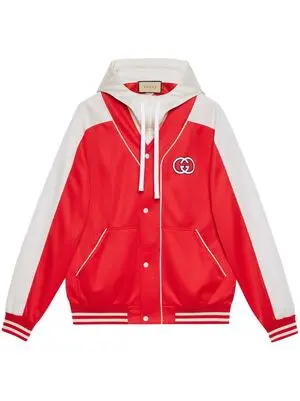 Gucci Gg Hooded Varsity Jacket
