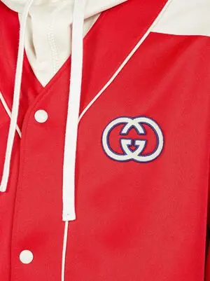Gucci Gg Hooded Varsity Jacket
