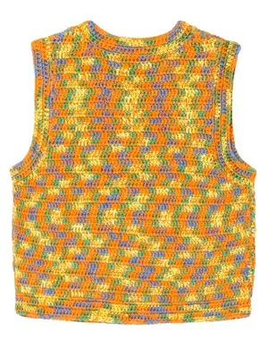 RE/DONE Front-button Knitted Vest