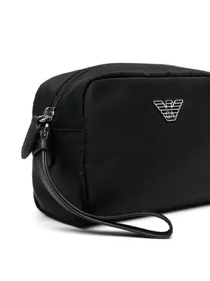 Emporio Armani Logo-plaque Makeup Bag