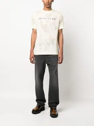 1017 Alyx 9sm Logo-print T-shirt - Neutrals