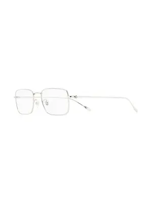 Montblanc Square-frame Optical Glasses With Engraved Detail