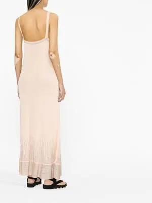 Rabanne Studded Knitted Midi Dress