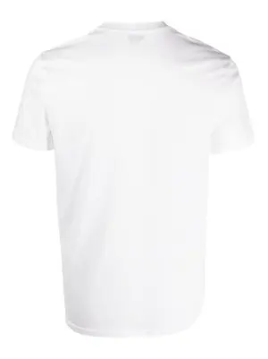 BALLANTYNE Round Neck Cotton T-shirt - White