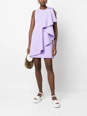 Viktor & Rolf Bow Volant Mini Dress