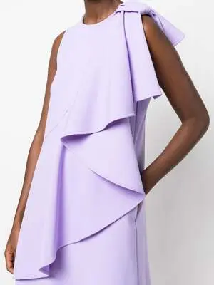 Viktor & Rolf Bow Volant Mini Dress