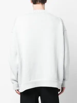 Off-White Zip-compartment Crew-neck Sweatshirt