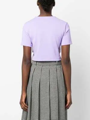 Viktor & Rolf Bow Embellished Cut-out Cropped Cotton Top