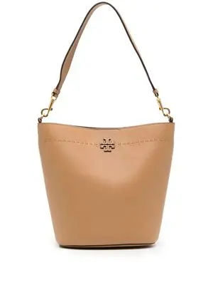 Tory Burch Mcgraw Logo Bucket Bag