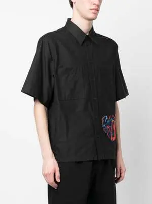 Off-White Embroidered-design Short-sleeve Shirt