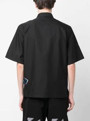 Off-White Embroidered-design Short-sleeve Shirt