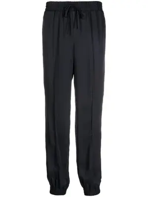 JIL SANDER Drawstring Tapered Trousers - Blue