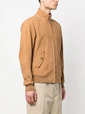 BARACUTA Zip-up Leather Jacket