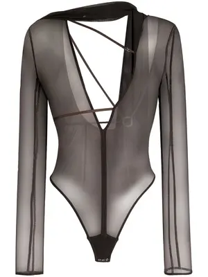 Jacquemus Le Body Abanaba Bodysuit - Brown