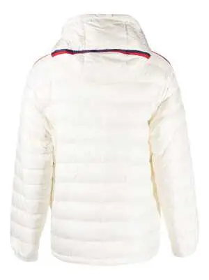 Moncler Agout Logo-patch Puffer Jacket - White