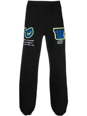 Off-White Graphic-print Track Pants - Black