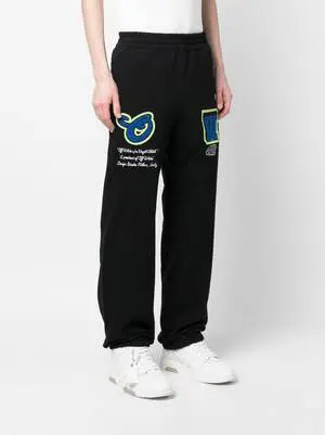 Off-White Graphic-print Track Pants - Black