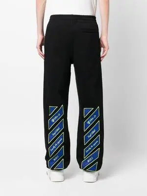 Off-White Graphic-print Track Pants - Black