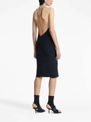 DION LEE Scoop-back Midi Dress