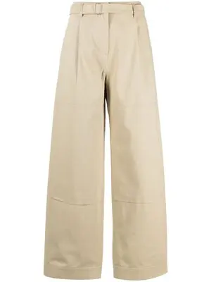 LOW CLASSIC Wide-leg Belted Trousers